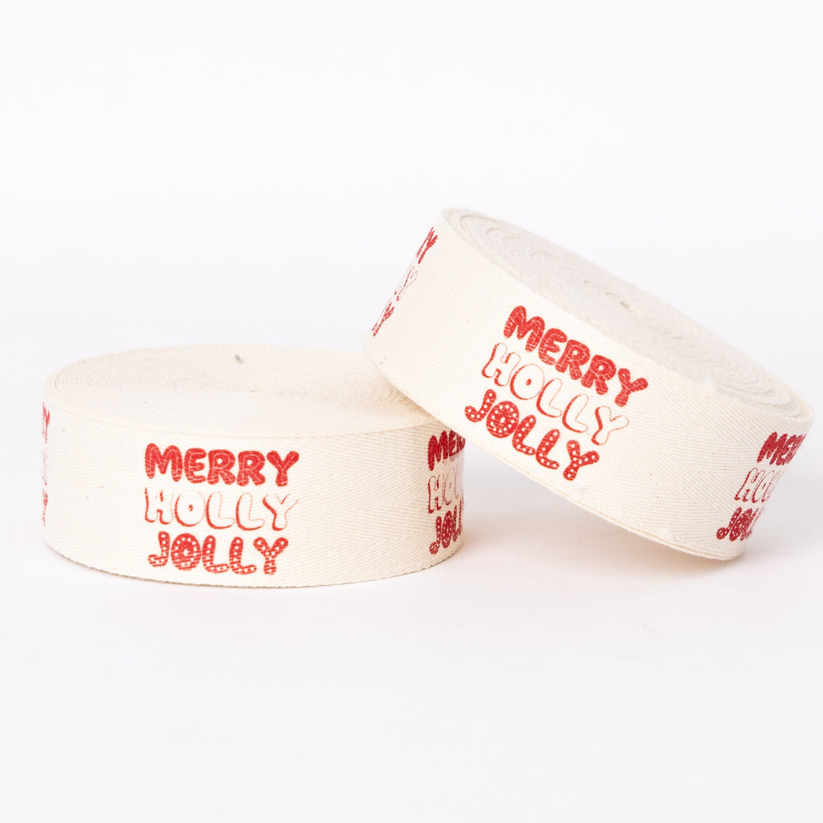 Listón Merry Holly Jolly 38mm – monocromiamx