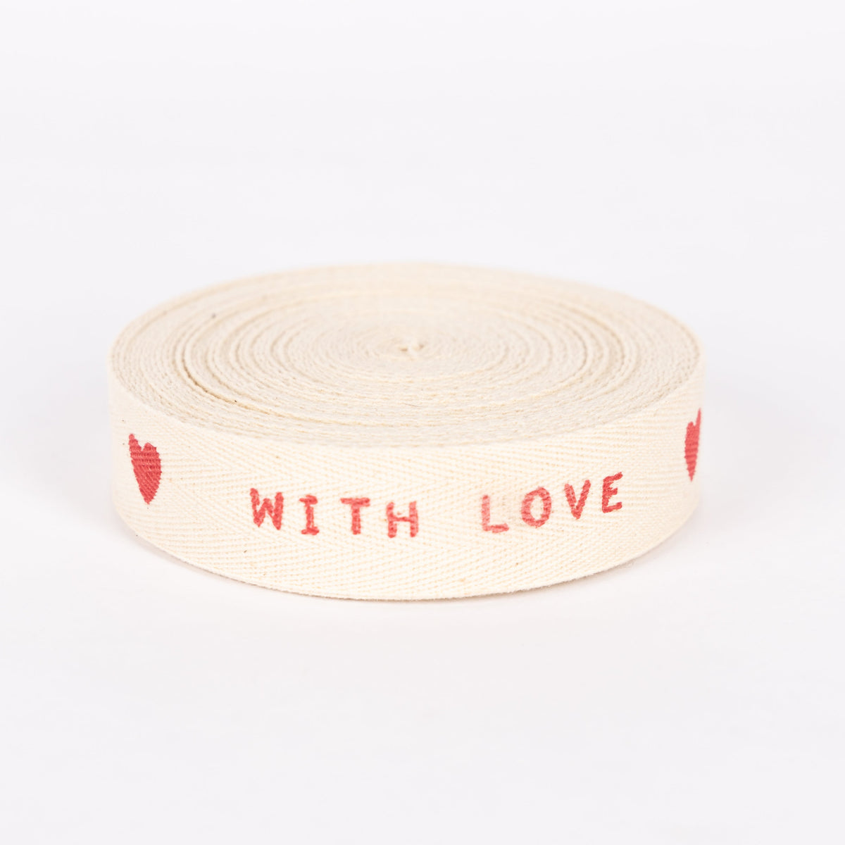Listón"with love" 25mm/10mts – monocromiamx