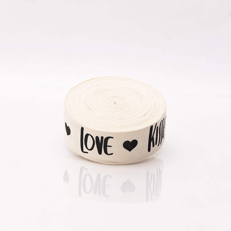Listón Love Kisses Amour 42 mm/10mts – monocromiamx